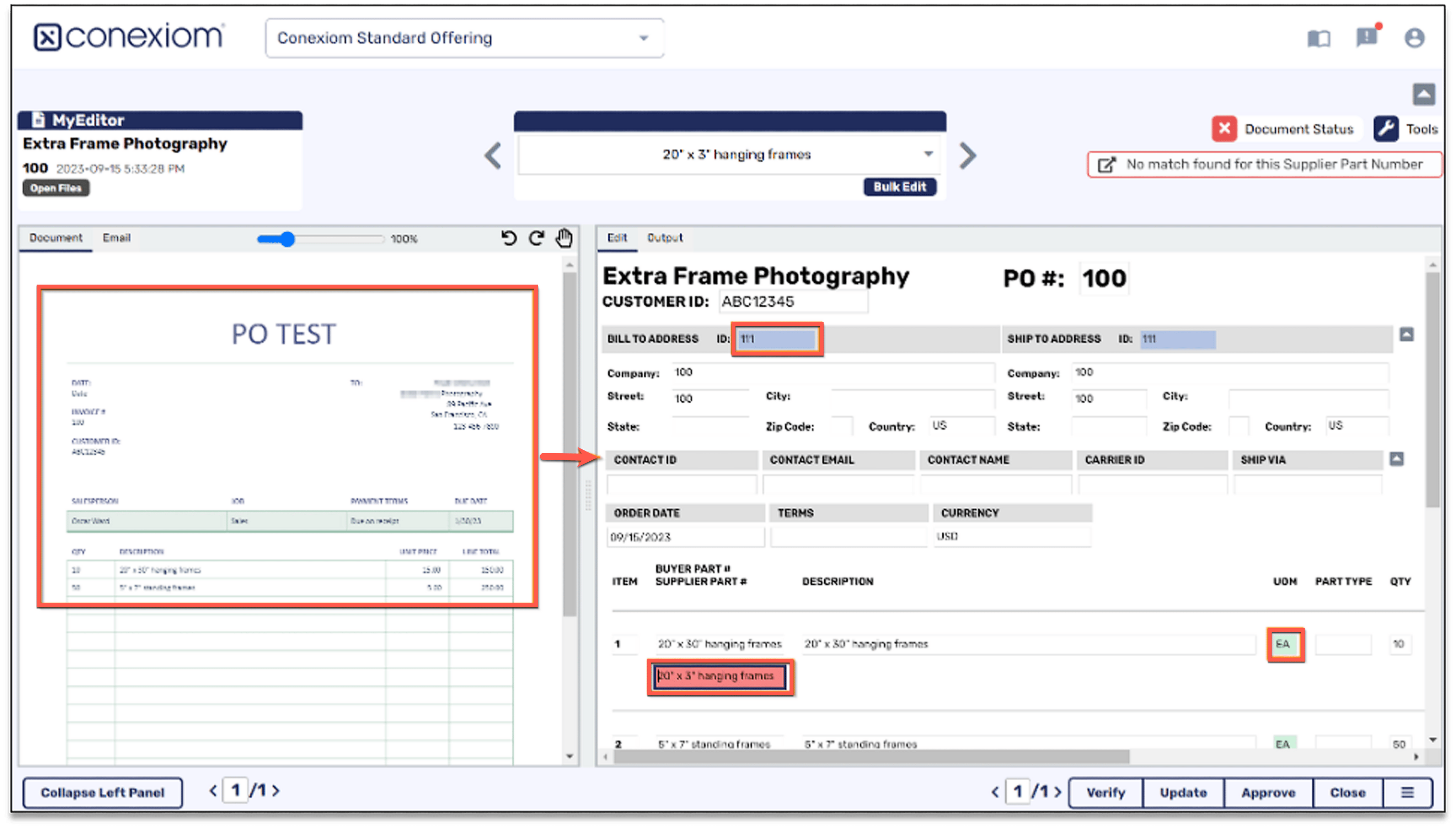 Verifying Test Documents