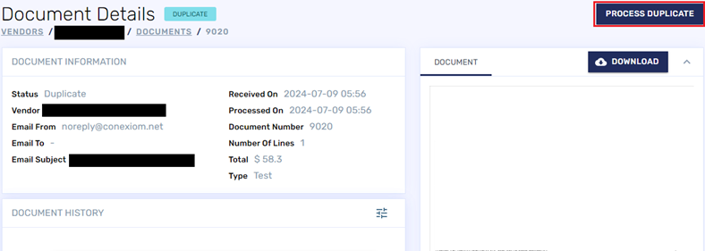 How to Process Duplicates